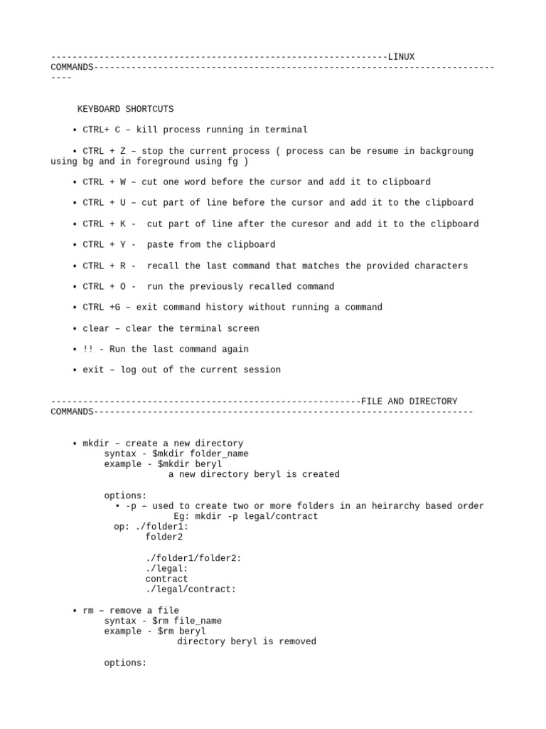 Linux | PDF | Filename | Directory (Computing)