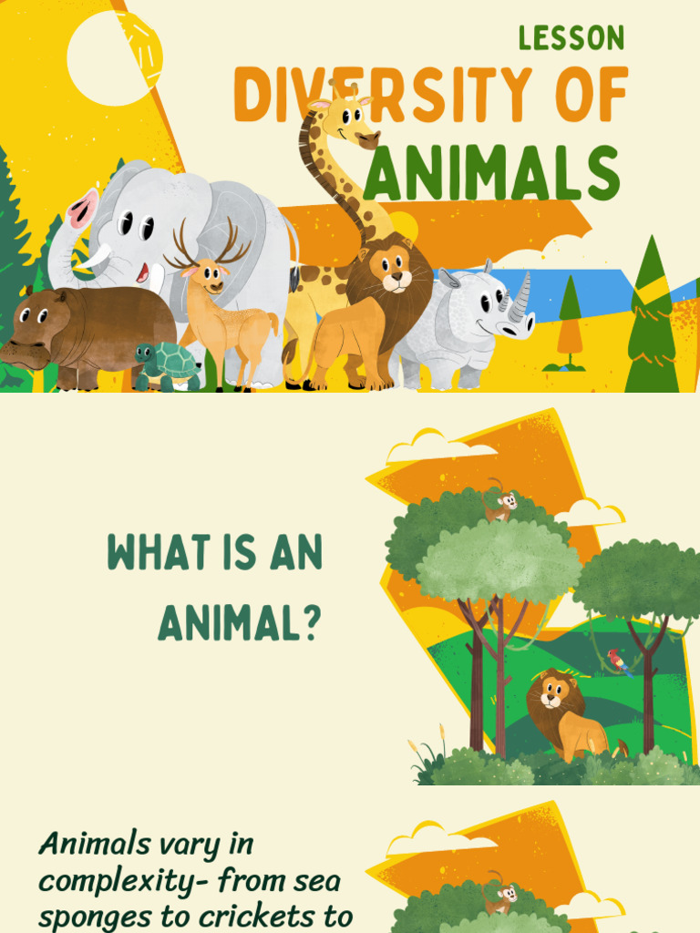 Lesson Diversity of Animals | PDF | Sexual Reproduction | Ploidy