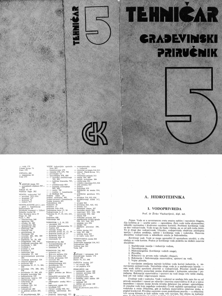 Tehnicar - Gradjevinski Prirucnik | PDF