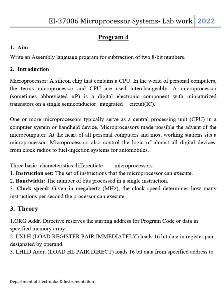 Program 8bit Pdf Central Processing Unit Binary Coded Decimal 