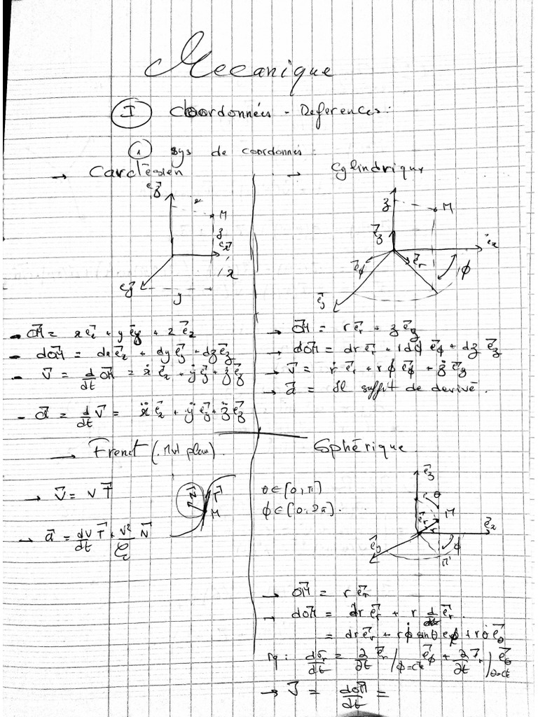 Mécanique Resume | PDF