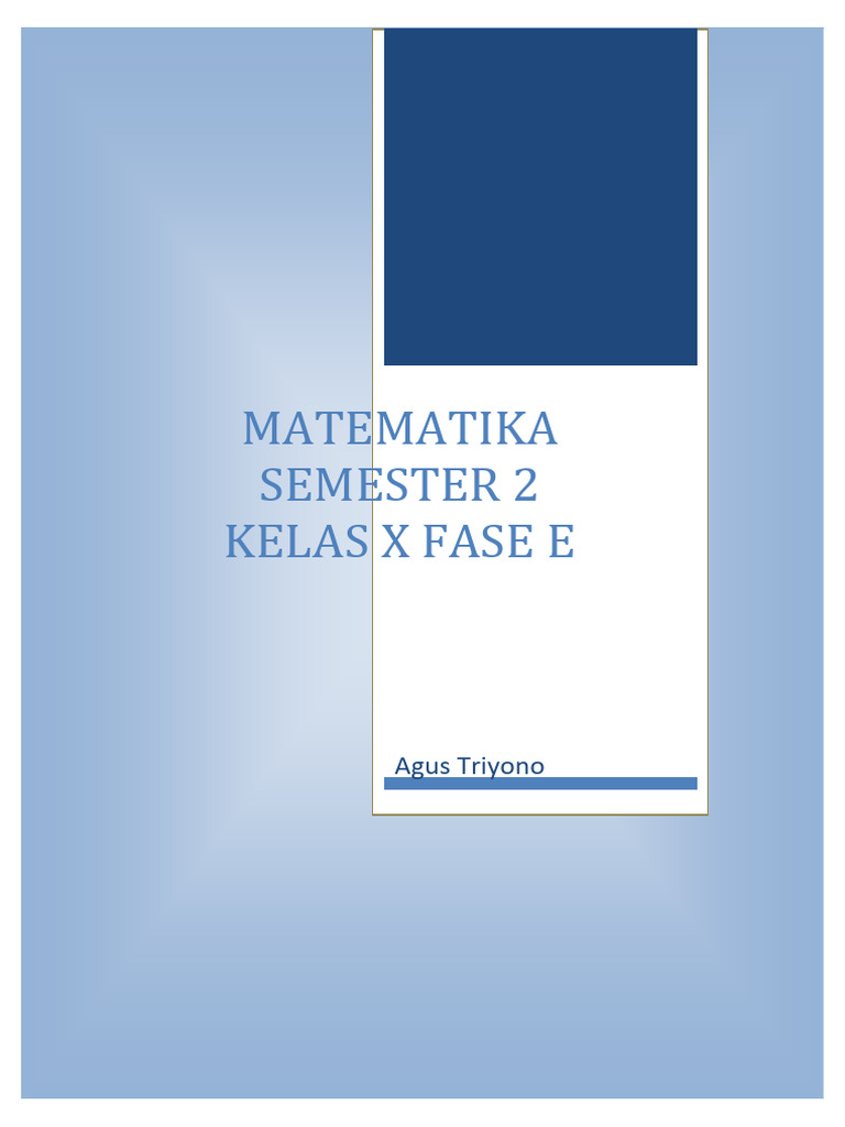 105 - 575 - 1. e Modul Sem 2 TH 23-24 | PDF