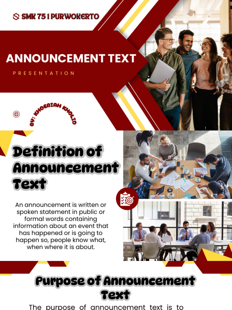 Red and Yellow Modern Business Presentation | PDF