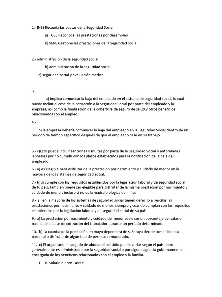 Tema 8 fol | PDF | Salario | Bienestar