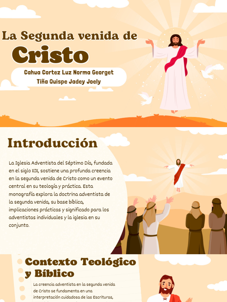 La Segunda Venida de Cristo | PDF | Iglesia Adventista del Séptimo Día ...
