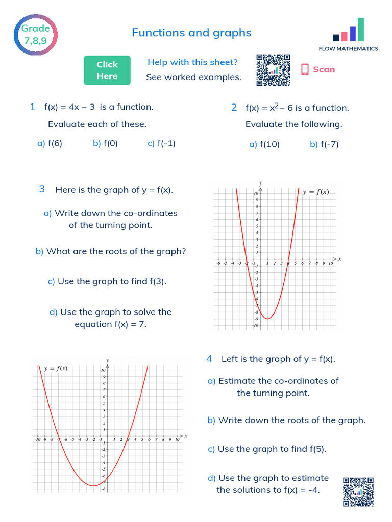 Functions and Graphs | PDF | Vertex (Graph Theory) | Mathematical Concepts