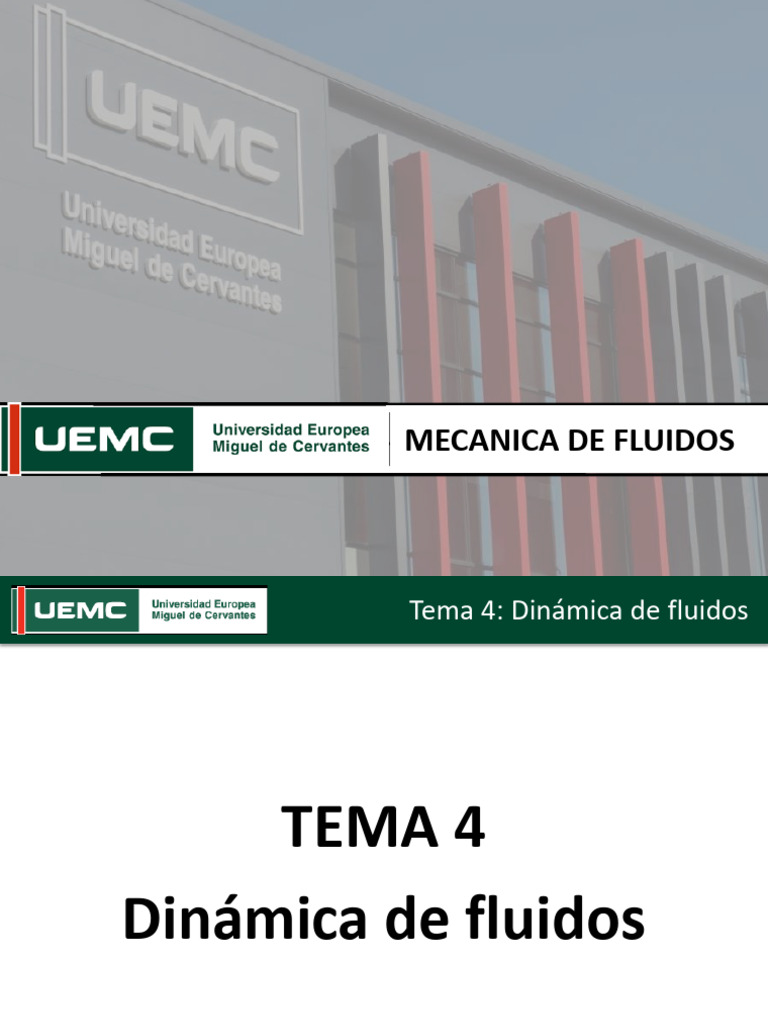 Tema 4 Fluidos | PDF | Numero Reynolds | Mecánica de fluidos