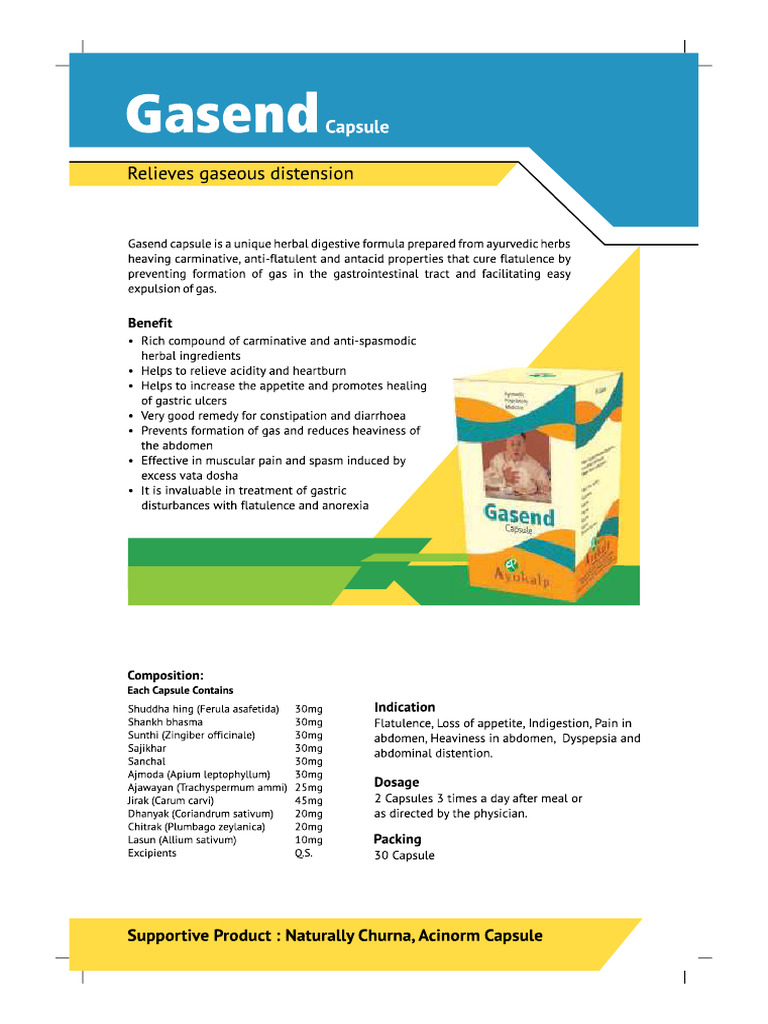 Ayukalp Gasend Capsules | PDF