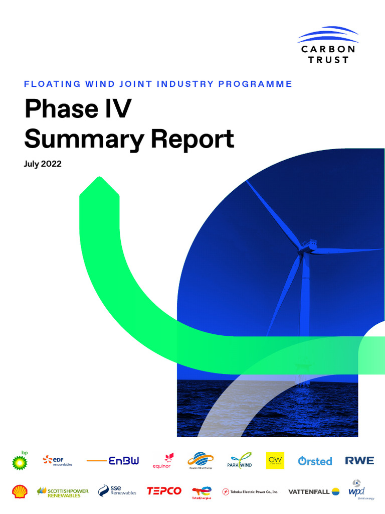 JIP Floating Phase 4 | PDF | Offshore Wind Power | Wind Power