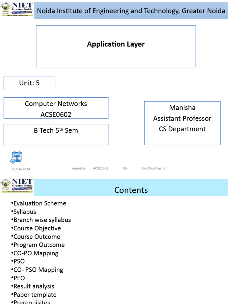 Unit 5 CN | PDF | Port (Computer Networking) | Client–Server Model