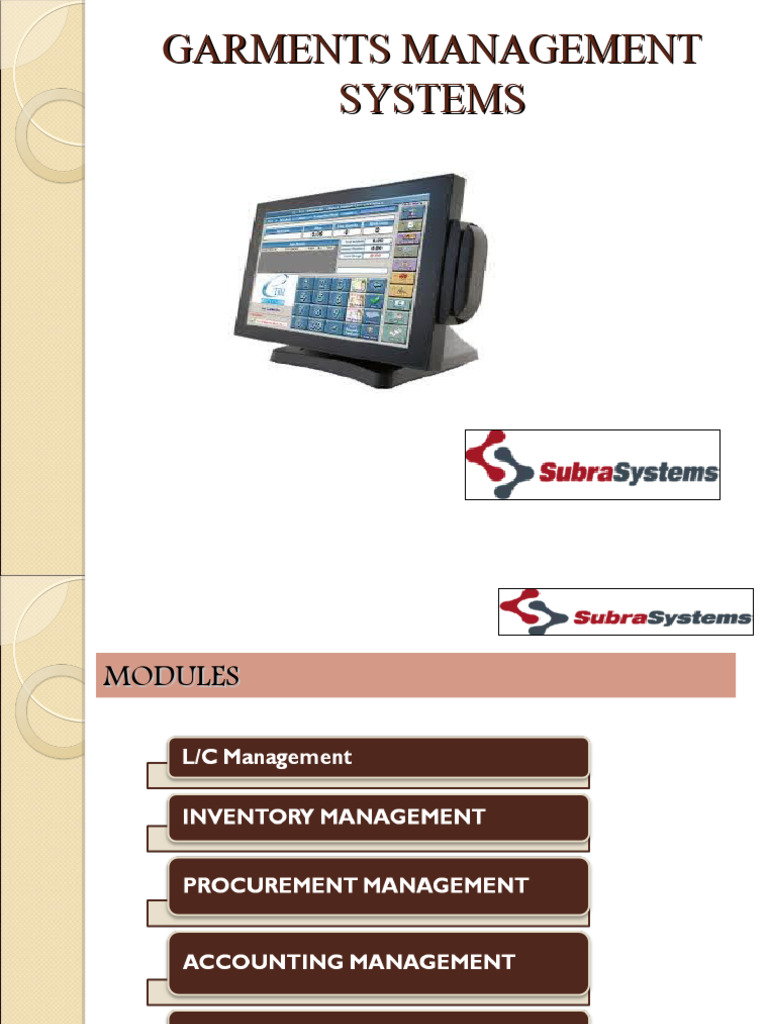 Garments Management For Azim & Sons | PDF