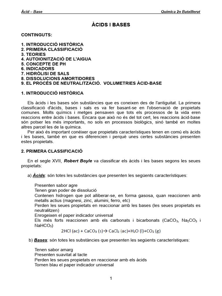 Àcid Base | PDF