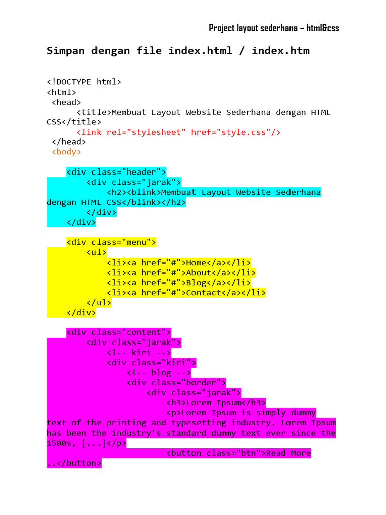 Index PDF | Download Free PDF | Page Layout | Design