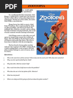 Scene Script - Zootopia | PDF