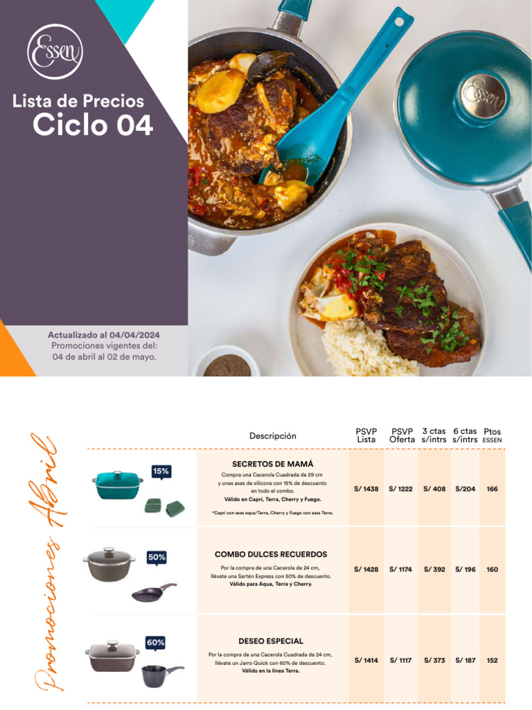 Lista de Precios C4 - Perú | PDF