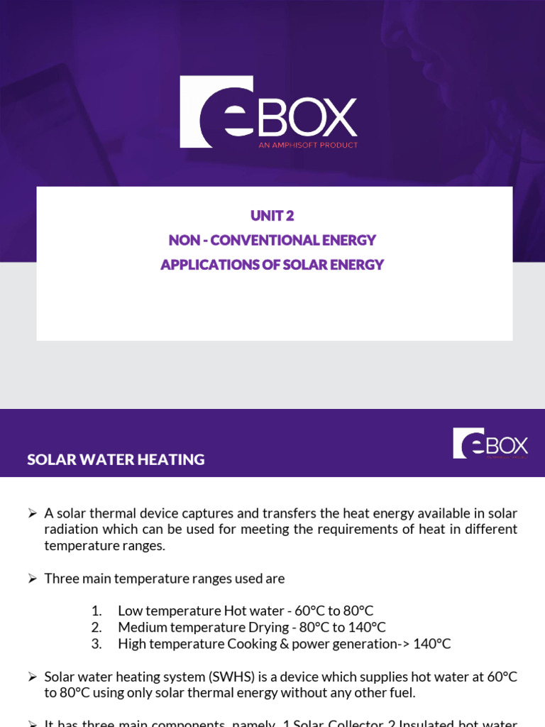 Applications OF Solar | PDF | Solar Energy | Adsorption