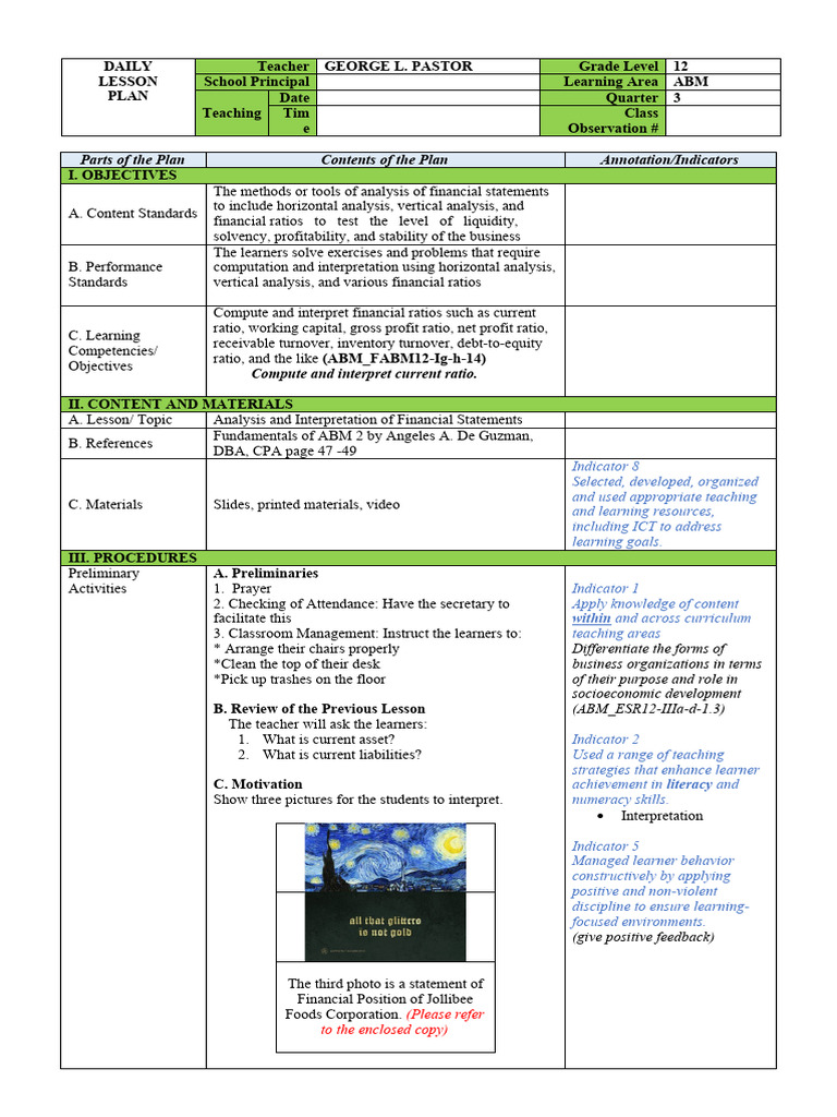Cot 9 Indicators 2023 | PDF | Learning | Current Liability