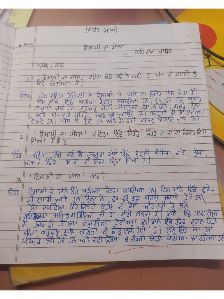 Punjabi Work | PDF