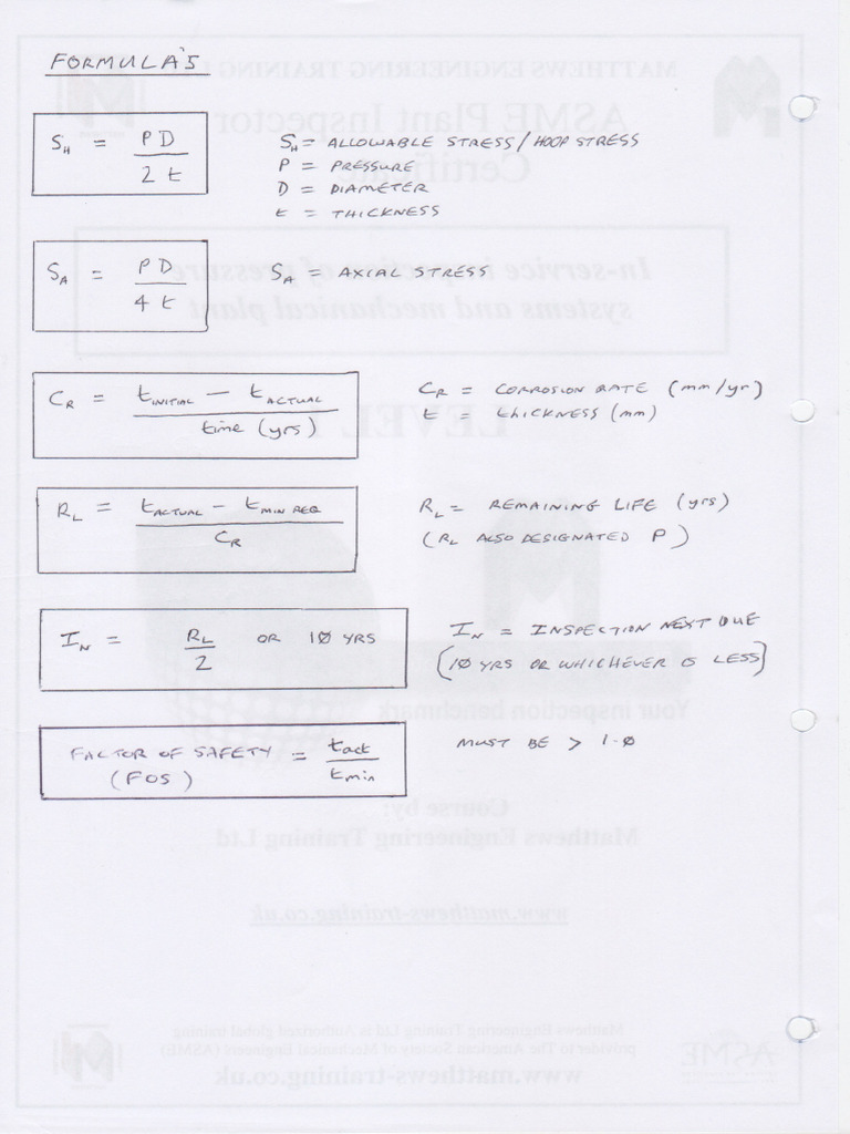 Formulae | PDF