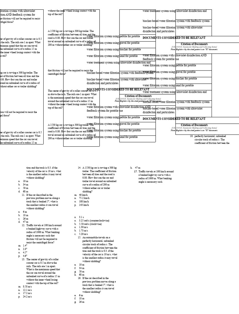 Problem Set 576 | PDF | Mechanics