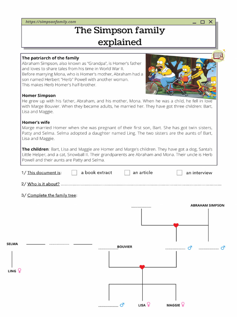 CE The Simpson Family Explained 6e | PDF