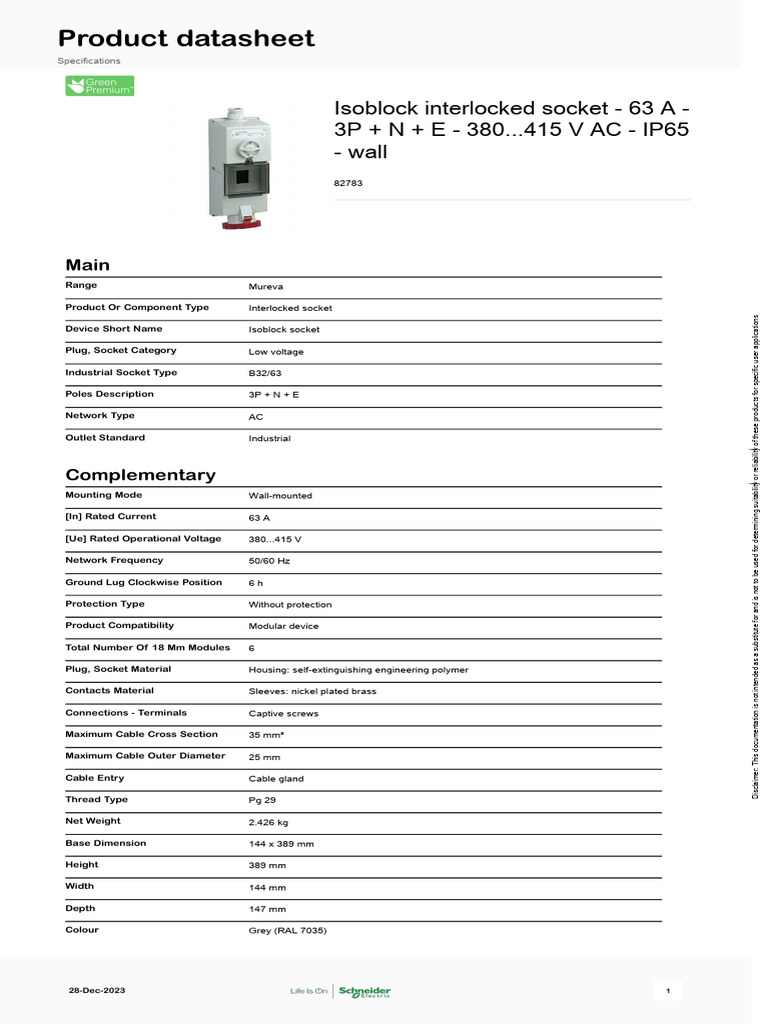 Schneider Electric - Pratika - 82783 | PDF | Ac Power Plugs And Sockets ...