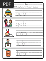 CCVC Word List Worksheet | PDF | Foreign Language Studies