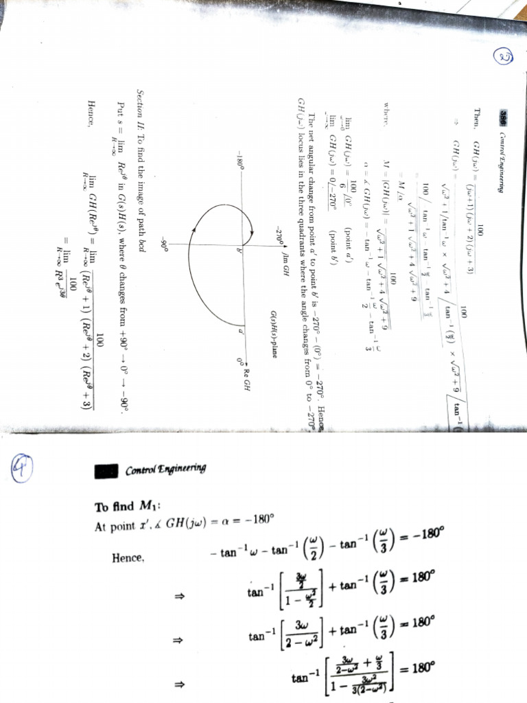 Control Engg Bode Plot and Nyquist Plot | PDF | Systems Science | Calculus