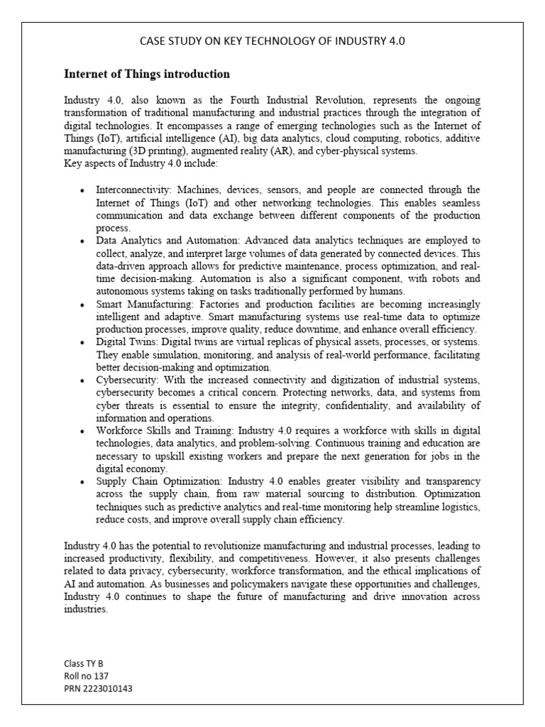 Internet of Things Overview | PDF | Internet Of Things | Computer Security