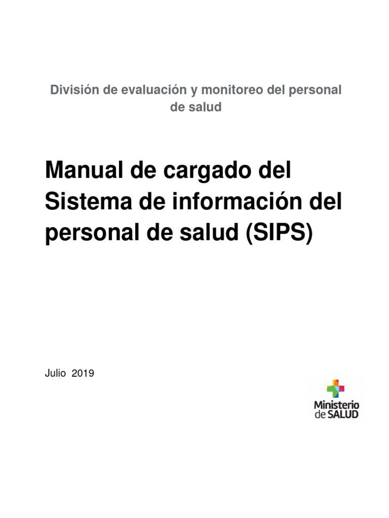 Manual para El Cargado Del SIPS - 2019 | PDF | Xml | Uruguay