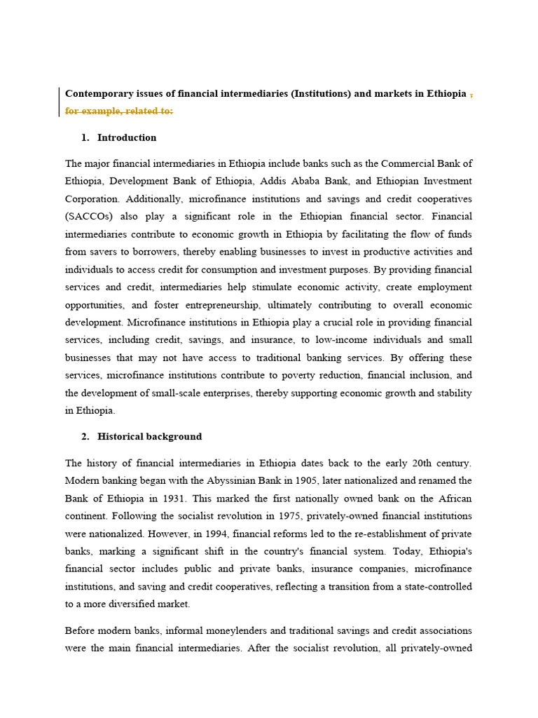 Mebrat | PDF | Financial Inclusion | Microfinance
