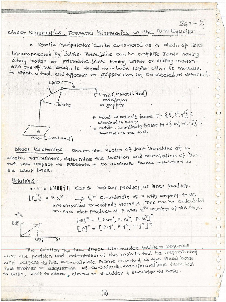 Ch.2 - Direct Kinematics | PDF