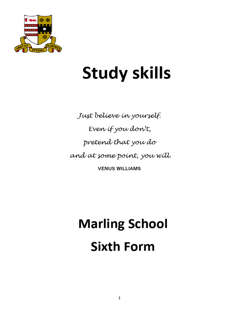 Effective Study Skills Guide | PDF | Cognition | Psychology