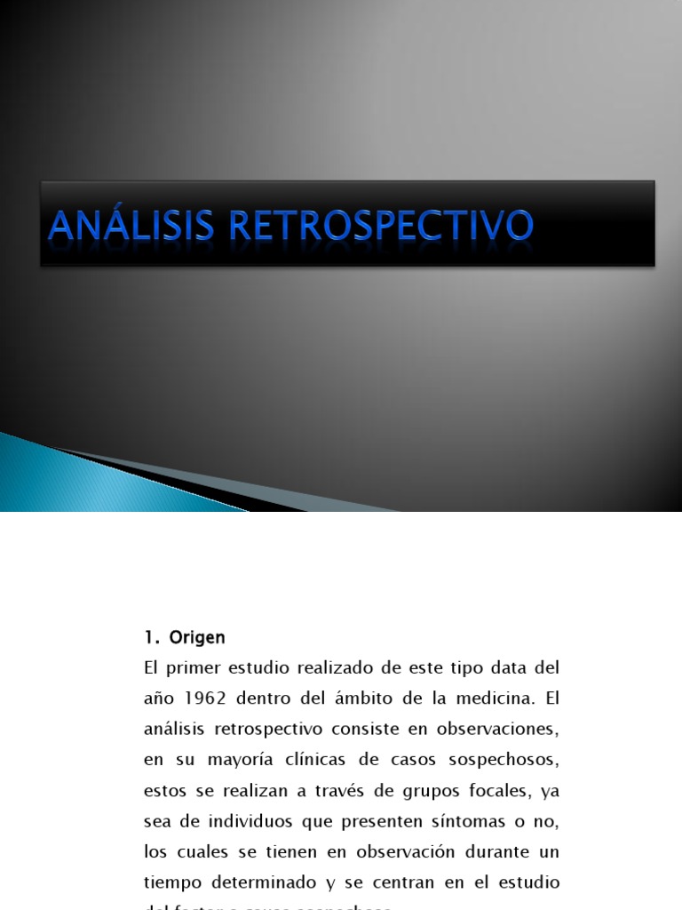 Análisis Retrospectivo | PDF
