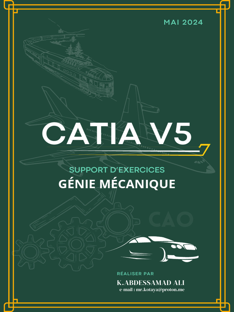 CATIA V5 Practical Exercises Guide | PDF