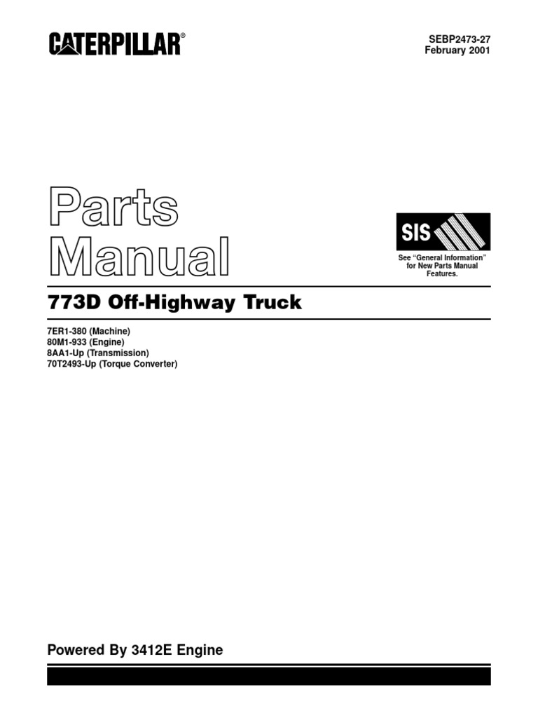 Serv Manual SEBP2473-27-00-ALL | PDF | Mechanical Engineering | Vehicle ...