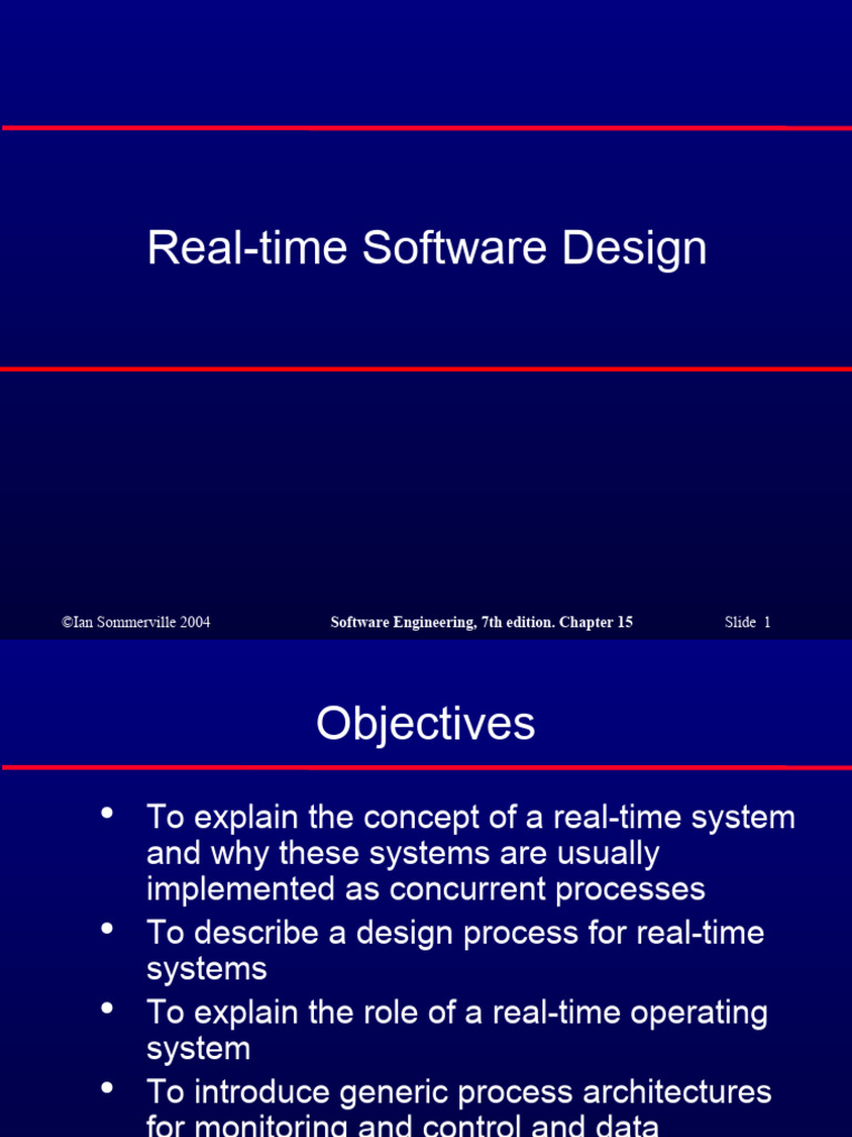 Real-Time Software Design Overview | PDF | Process (Computing ...