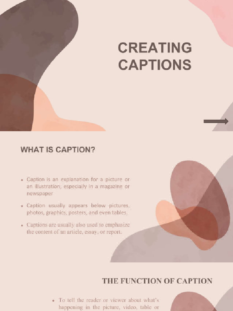 Caption Text | PDF