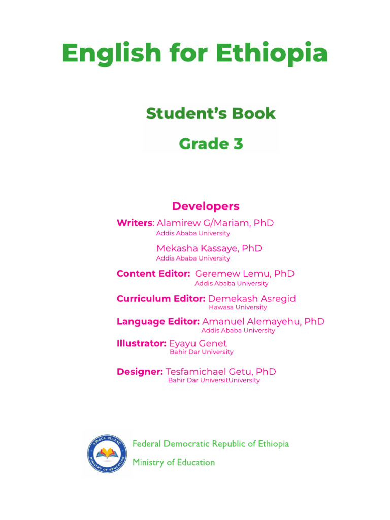 Grade 3 English Textbook | PDF