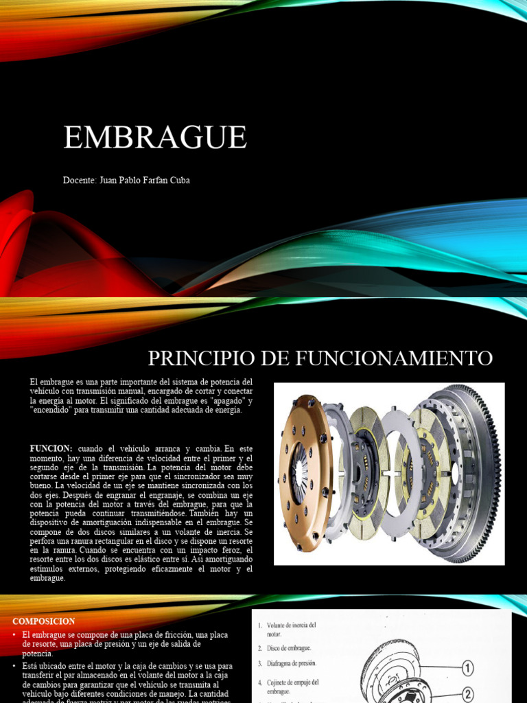 Embrague | Descargar gratis PDF | Embrague | Transmisión automática