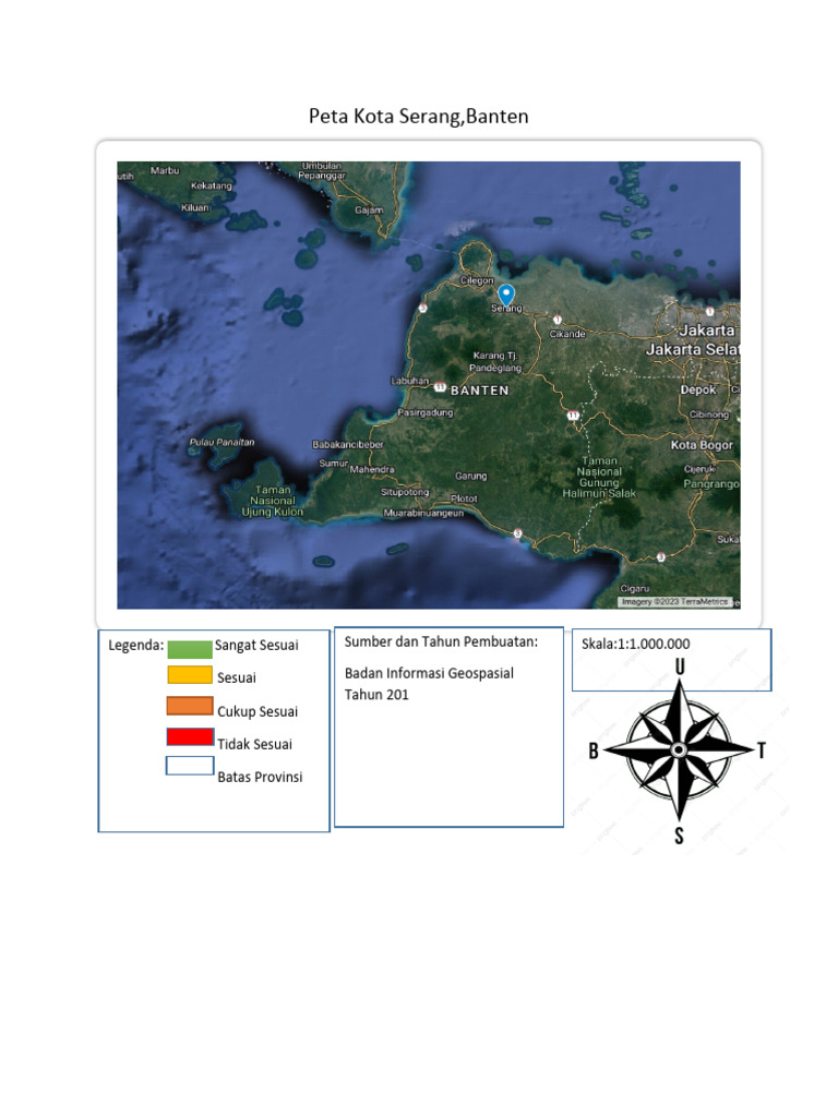 Peta Kota Serang | PDF