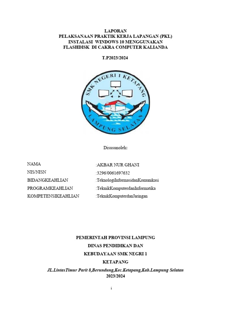 Instalasi Windows 10 di Cakra Computer | PDF