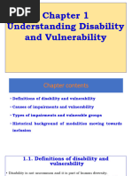 Chapter 1 Inclusiveness for Freshman Course | PDF | Disability | Speech