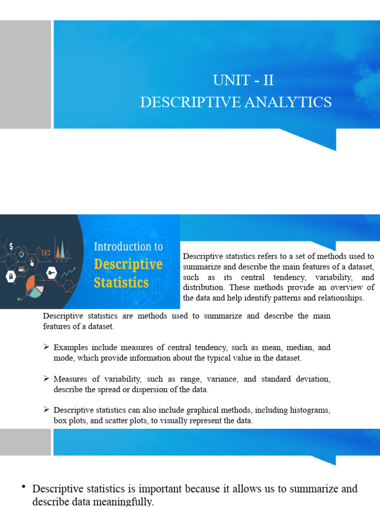 Iba Unit - Ii | Download Free PDF | Standard Deviation | Chart