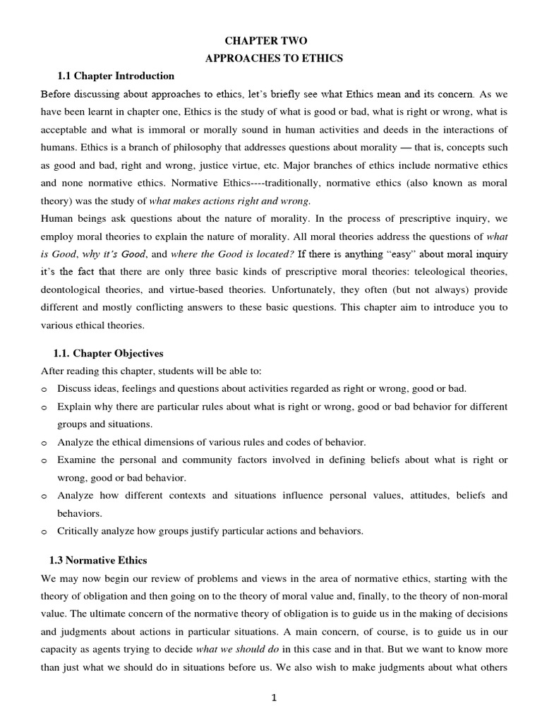 Chapter Two 2 | PDF | Utilitarianism | Pleasure Chapter Two 2 | PDF | Utilitarianism | Pleasure