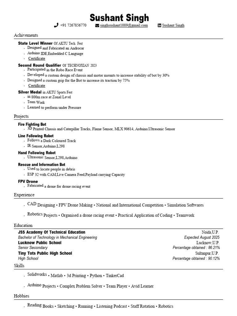 Anant Resume | PDF | Computing | Engineering