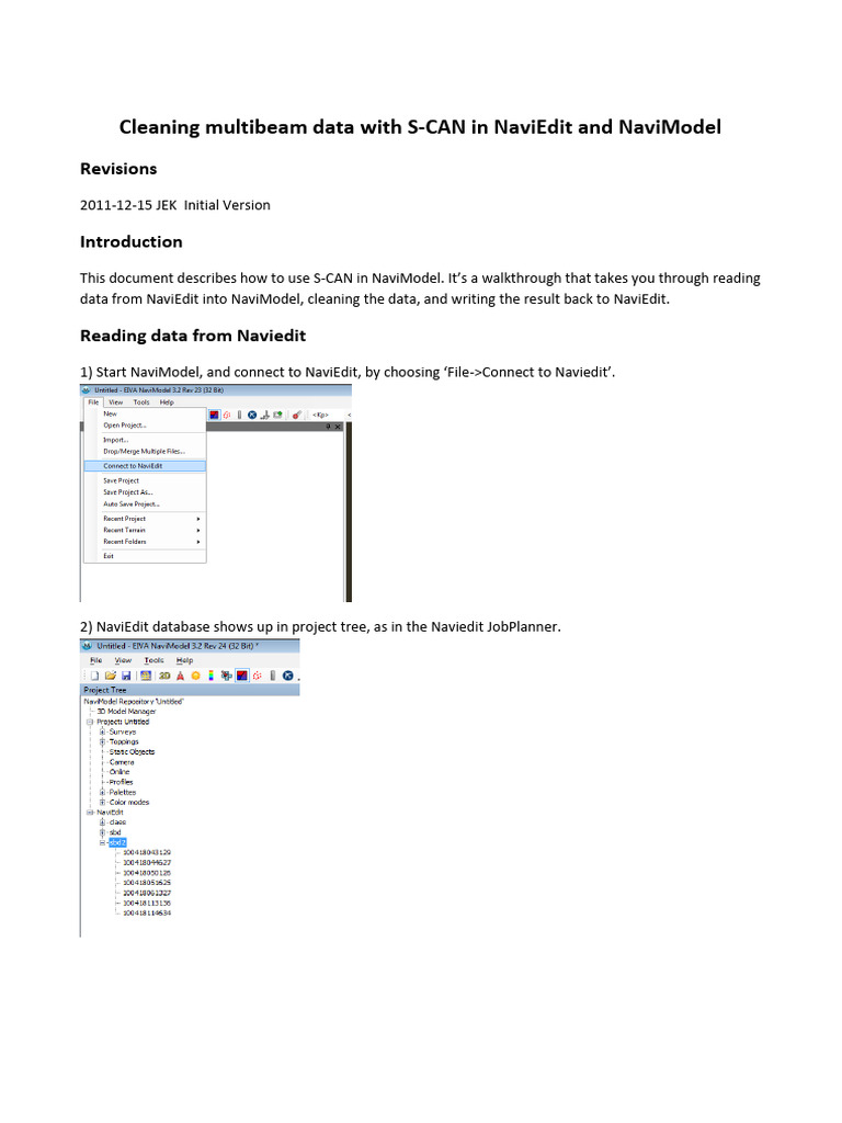 Multibeam Data Cleaning Guide | PDF | Computer File | Computing