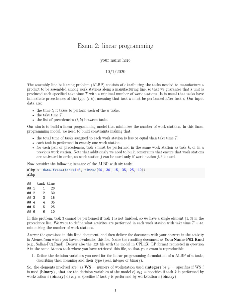 exam02 2020 | PDF | Applied Mathematics | Algorithms