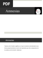 Tipos y Causas de la Amnesia | PDF | Amnesia | Memoria