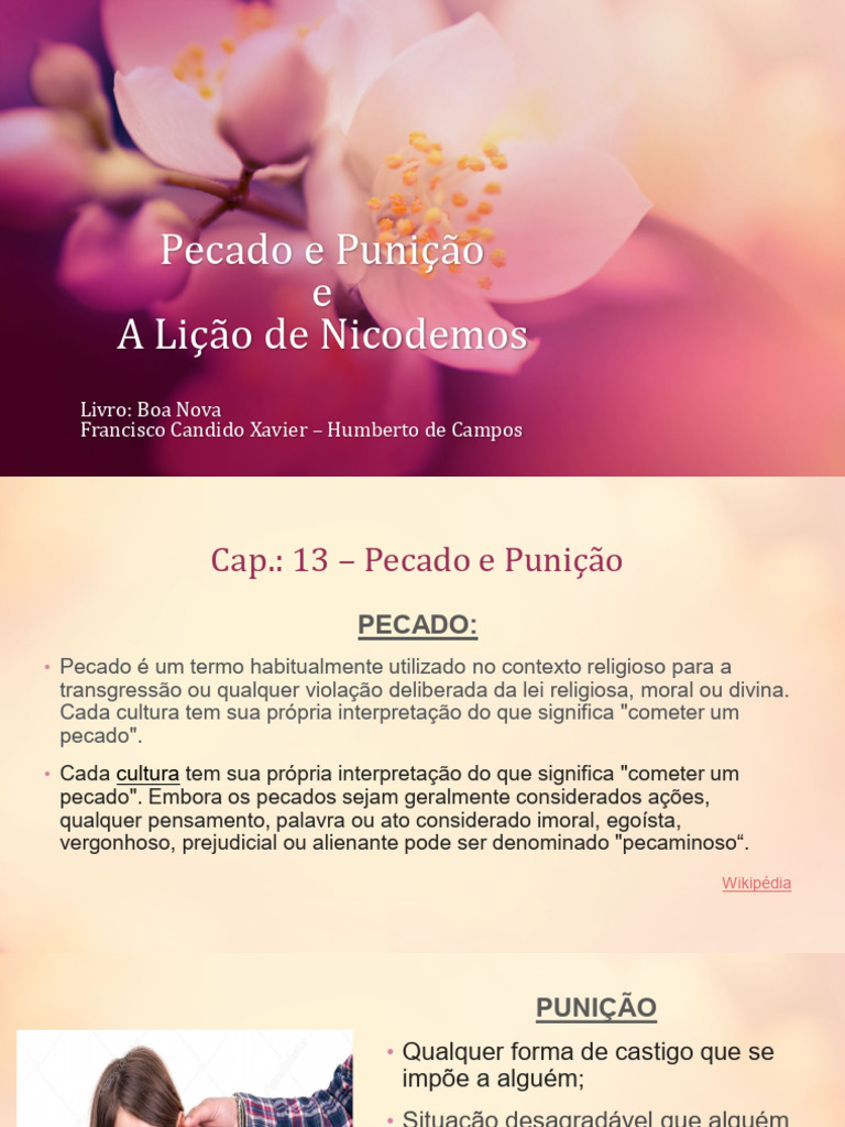 BOA NOVA Cap. 13 e 14 | PDF | Pecado | Jesus